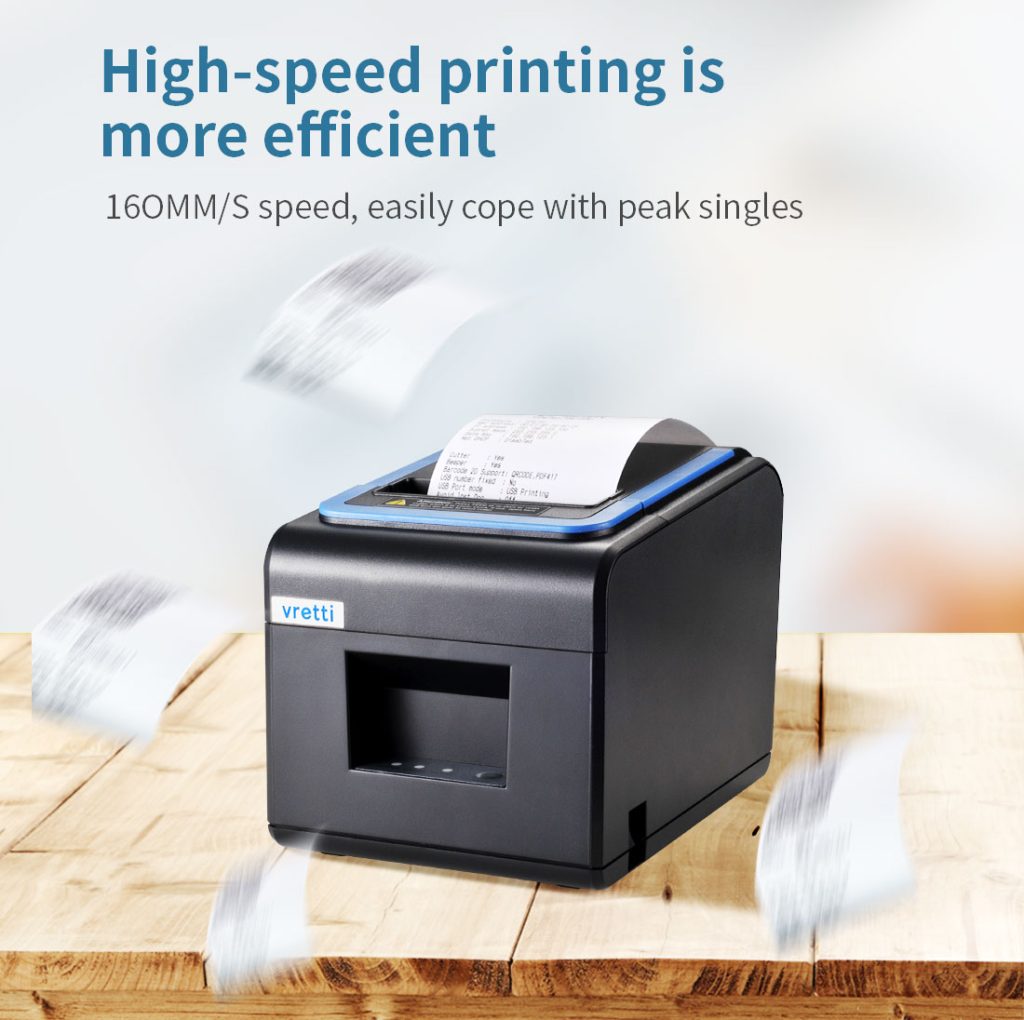 Vretti V330M 80mm Thermal Receipt POS Printer For Windows Android IOS ...